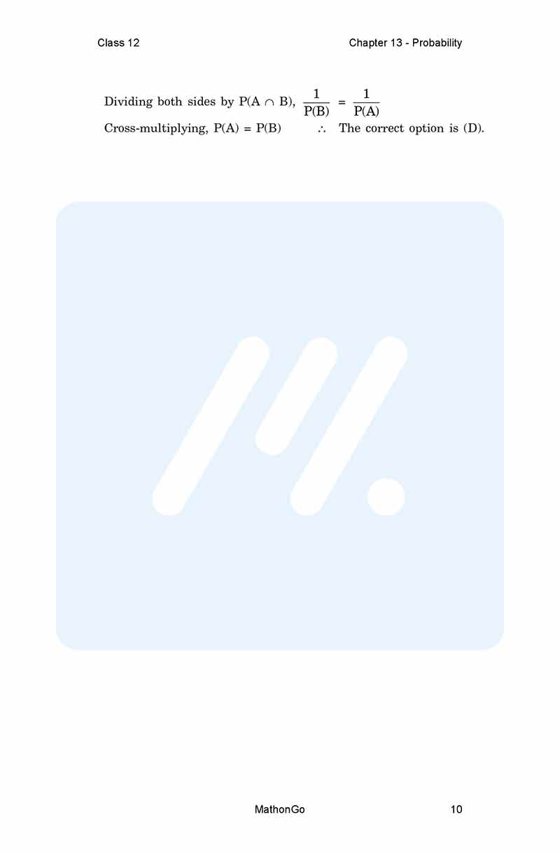 NCERT Solutions for Class 12 Maths Chapter 13 Exercise 13.1 – MathonGo