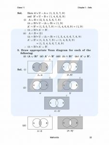 NCERT Solutions for Class 11 Maths Chapter 1 – Sets – MathonGo