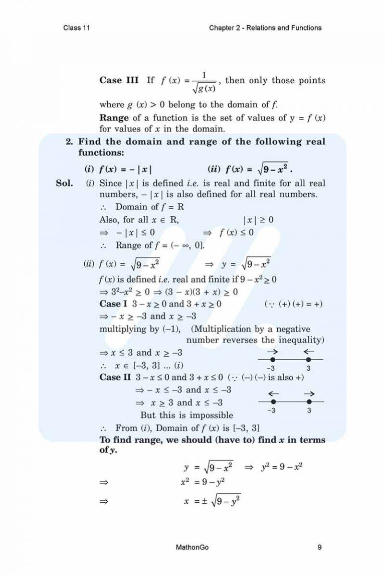NCERT Solutions for Class 11 Maths Chapter 2 Exercise 2.3 – MathonGo