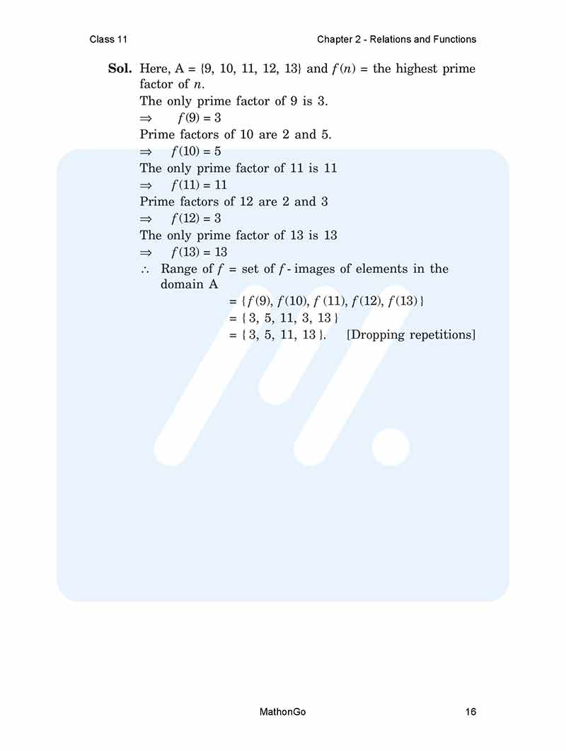 NCERT Solutions for Class 11 Maths Chapter 2 – Relations and Functions ...
