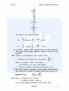 NCERT Solutions for Class 11 Maths Chapter 3 – Trigonometric Functions ...