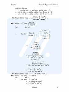 NCERT Solutions for Class 11 Maths Chapter 3 – Trigonometric Functions ...