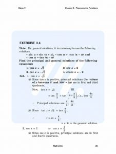 NCERT Solutions for Class 11 Maths Chapter 3 Exercise 3.4 – MathonGo