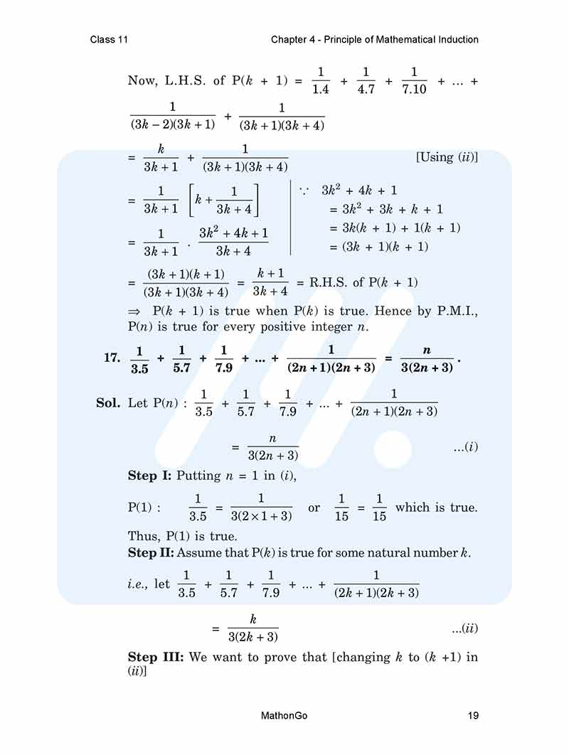 NCERT Solutions for Class 11 Maths Chapter 4 – Principle of ...