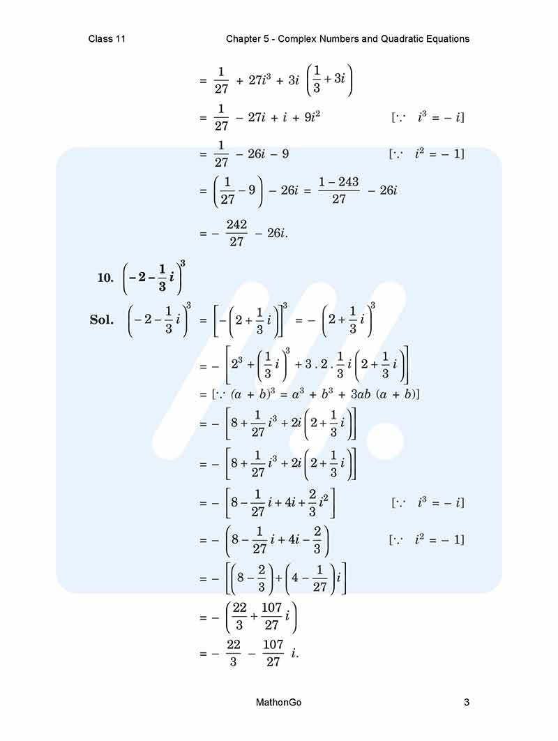 NCERT Solutions for Class 11 Maths Chapter 5 Exercise 5.1 – MathonGo
