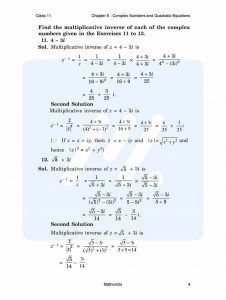 NCERT Solutions for Class 11 Maths Chapter 5 – Complex Numbers and Quadratic Equations – MathonGo