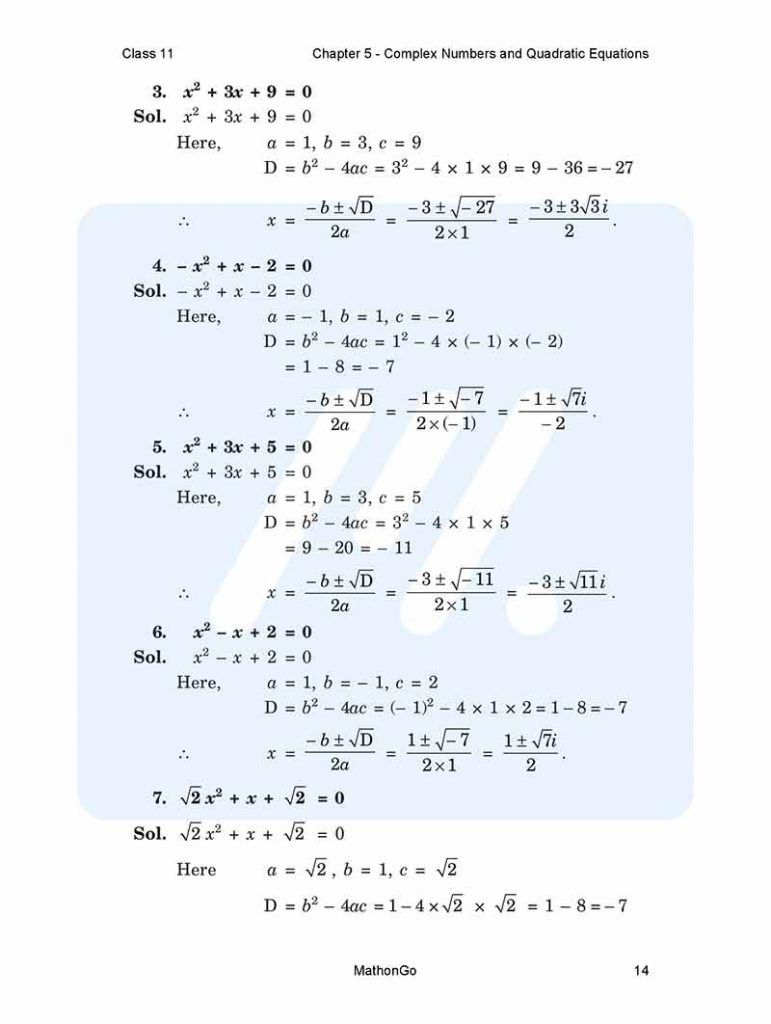 NCERT Solutions For Class 11 Maths Chapter 5 Exercise 5 3 MathonGo NCERT Solutions For Class 11 Maths Chapter 5 Exercise 5 3 MathonGo