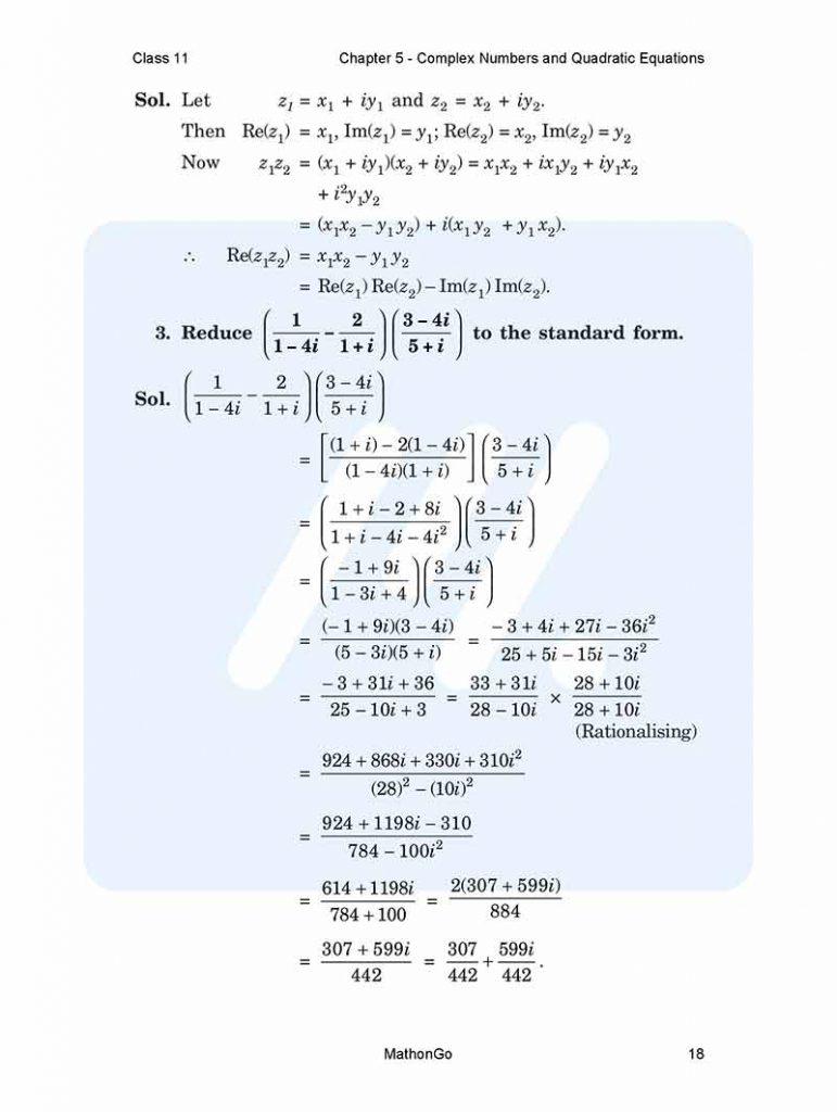 NCERT Solutions For Class 11 Maths Chapter 5 Miscellaneous MathonGo NCERT Solutions For Class 11 Maths Chapter 5 Miscellaneous MathonGo