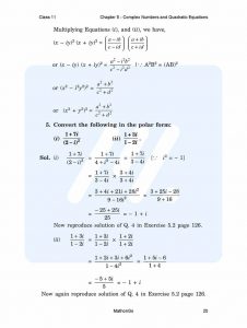 NCERT Solutions for Class 11 Maths Chapter 5 – Complex Numbers and ...