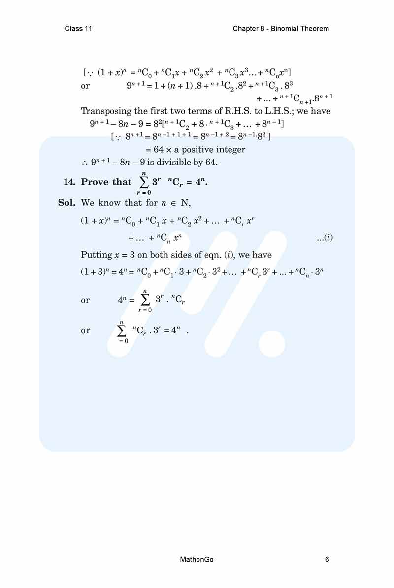 NCERT Solutions for Class 11 Maths Chapter 8 Exercise 8.1 – MathonGo