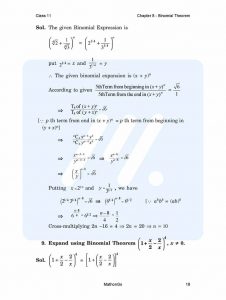 NCERT Solutions for Class 11 Maths Chapter 8 – Binomial Theorem – MathonGo