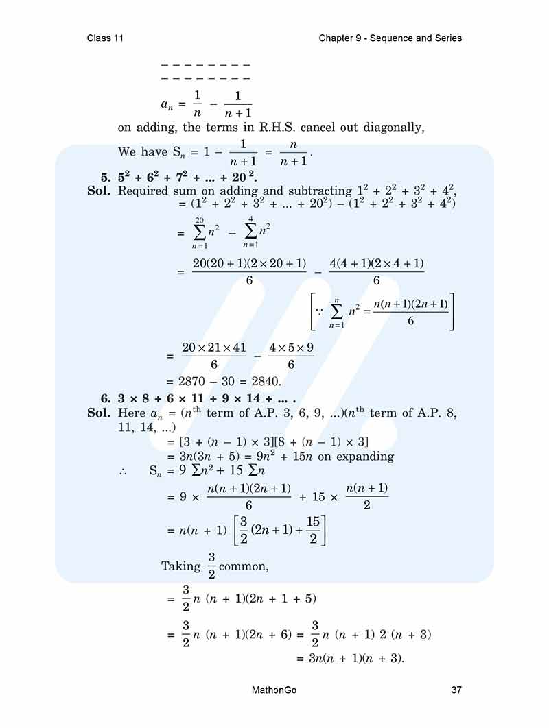 NCERT Solutions for Class 11 Maths Chapter 9 Exercise 9.4 – MathonGo