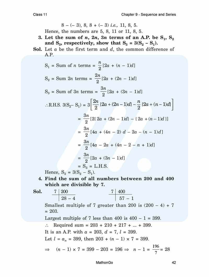 NCERT Solutions for Class 11 Maths Chapter 9 Miscellaneous – MathonGo