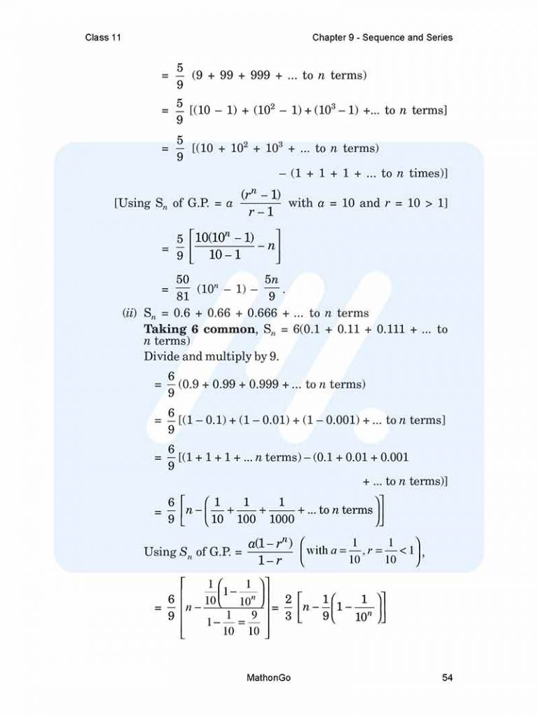 Ncert Solutions For Class 11 Maths Chapter 9 Miscellaneous Mathongo 2349