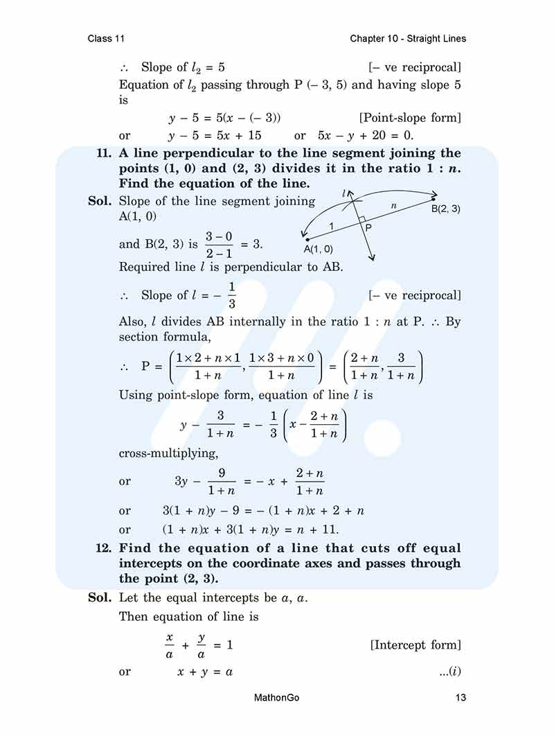 NCERT Solutions for Class 11 Maths Chapter 10 Exercise 10.2 – MathonGo