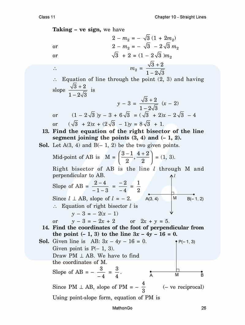 NCERT Solutions for Class 11 Maths Chapter 10 Exercise 10.3 – MathonGo