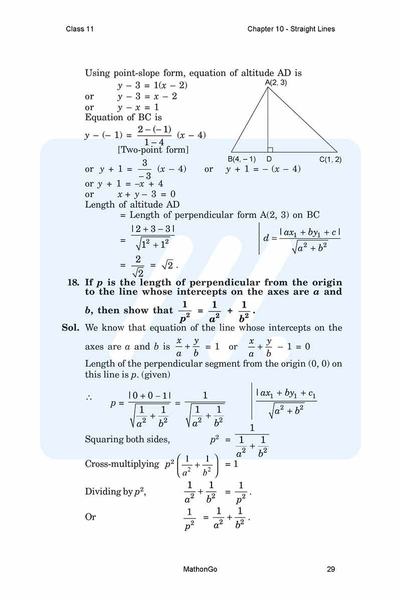 NCERT Solutions for Class 11 Maths Chapter 10 Exercise 10.3 – MathonGo
