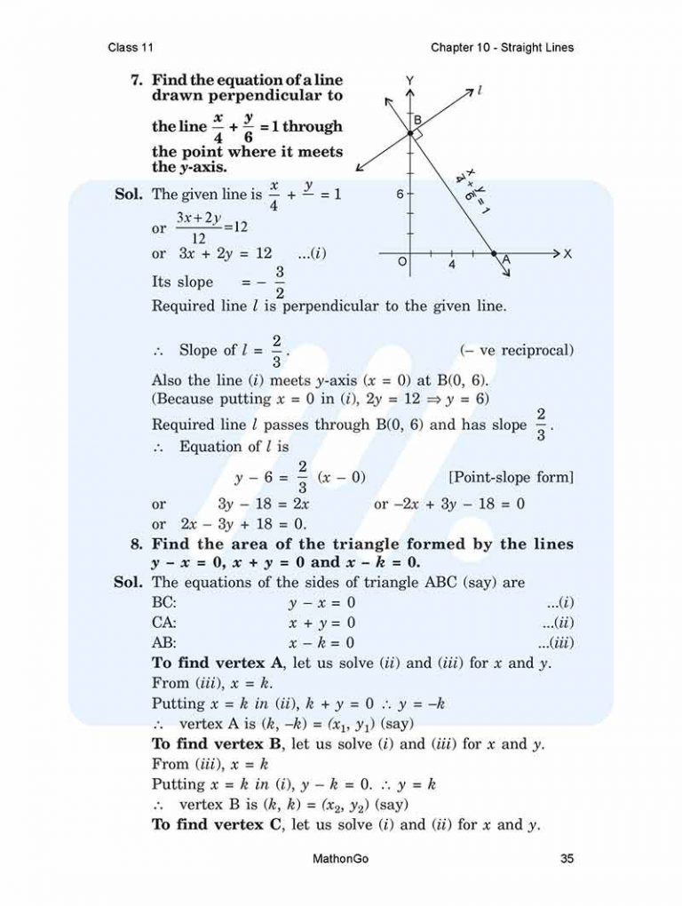 Ncert Solutions For Class 11 Maths Chapter 10 Miscellaneous Mathongo 8418
