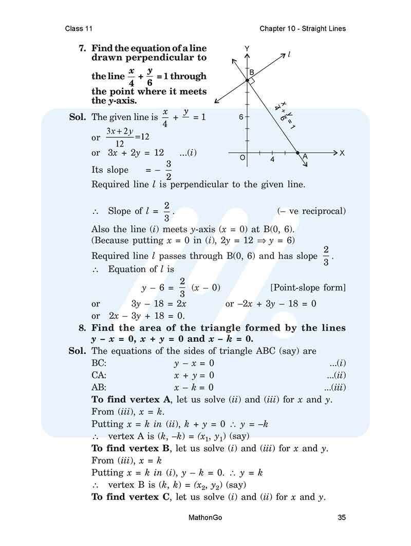 NCERT Solutions for Class 11 Maths Chapter 10 Miscellaneous – MathonGo