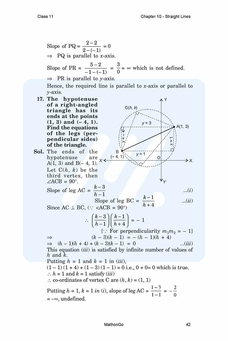 NCERT Solutions for Class 11 Maths Chapter 10 Miscellaneous – MathonGo