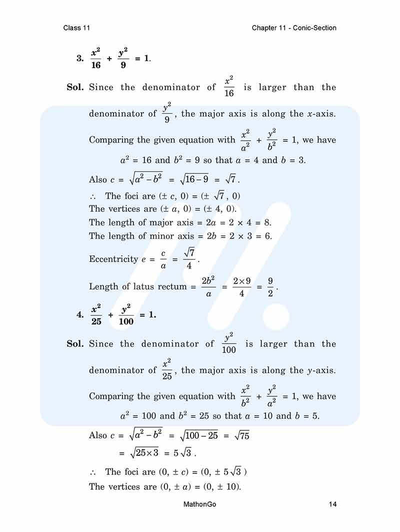 NCERT Solutions for Class 11 Maths Chapter 11 Exercise 11.3 – MathonGo
