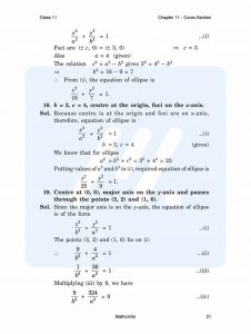 NCERT Solutions for Class 11 Maths Chapter 11 – Conic Sections – MathonGo