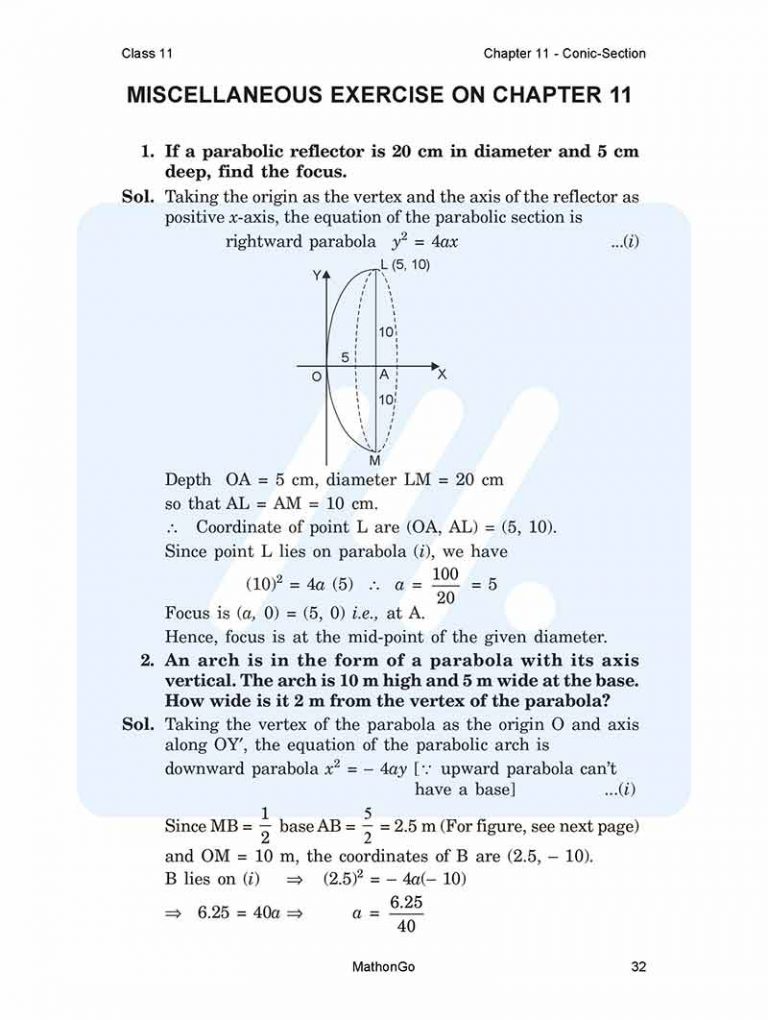 NCERT Solutions for Class 11 Maths Chapter 11 Miscellaneous – MathonGo
