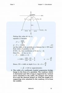 NCERT Solutions for Class 11 Maths Chapter 11 – Conic Sections – MathonGo