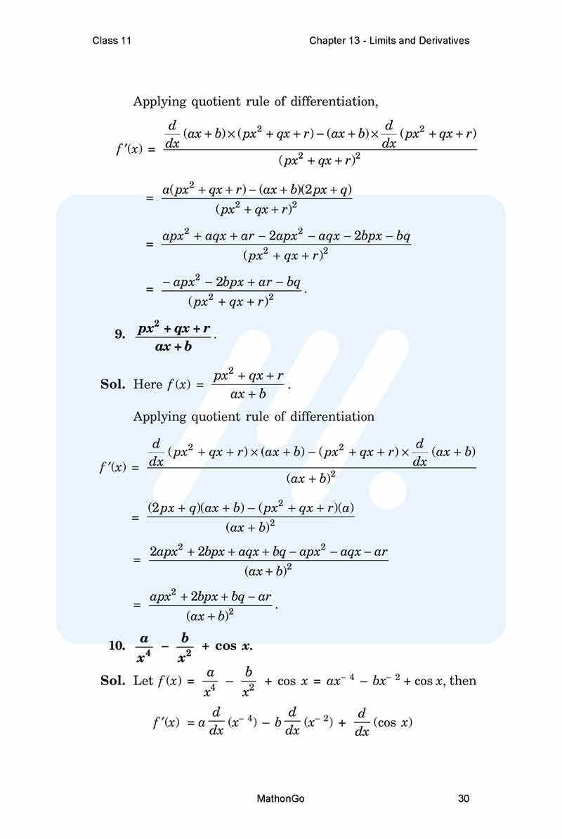 NCERT Solutions for Class 11 Maths Chapter 13 Miscellaneous – MathonGo