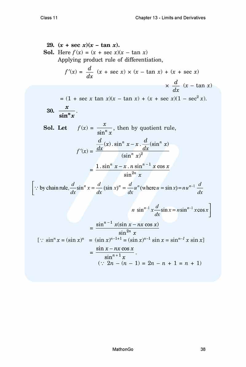NCERT Solutions for Class 11 Maths Chapter 13 Miscellaneous – MathonGo