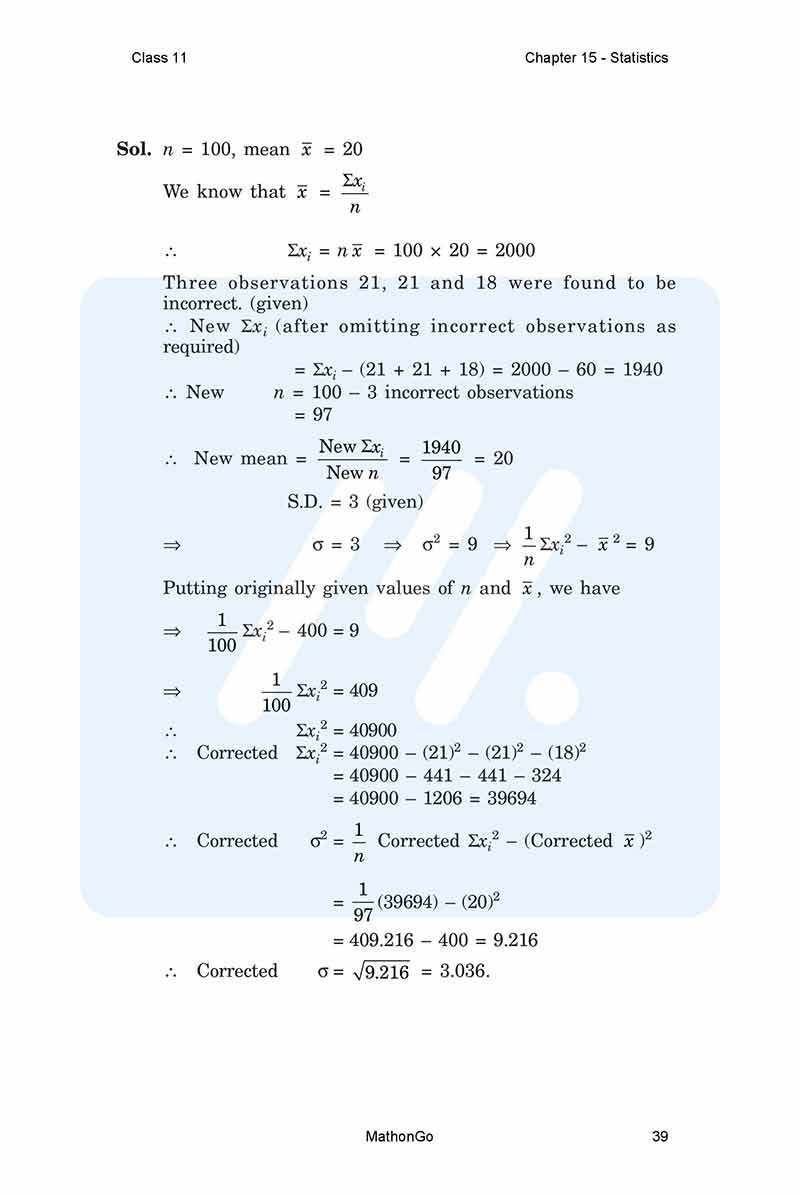 Ncert Solutions For Class 11 Maths Chapter 15 Miscellaneous Mathongo