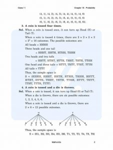 NCERT Solutions for Class 11 Maths Chapter 16 – Probability – MathonGo