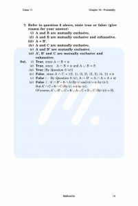NCERT Solutions for Class 11 Maths Chapter 16 – Probability – MathonGo