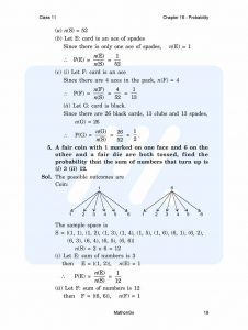 NCERT Solutions for Class 11 Maths Chapter 16 – Probability – MathonGo