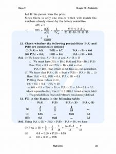 NCERT Solutions for Class 11 Maths Chapter 16 – Probability – MathonGo