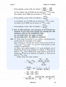 NCERT Solutions for Class 11 Maths Chapter 16 – Probability – MathonGo