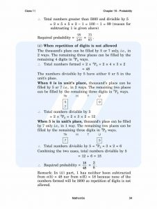 NCERT Solutions for Class 11 Maths Chapter 16 – Probability – MathonGo