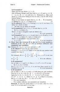 NCERT Solutions for Class 12 Maths Chapter 1 – Relations and Functions ...