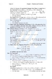 NCERT Solutions for Class 12 Maths Chapter 1 – Relations and Functions ...