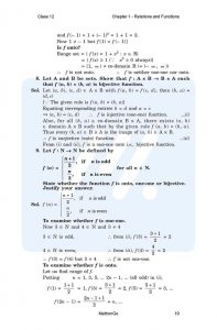 NCERT Solutions for Class 12 Maths Chapter 1 – Relations and Functions ...