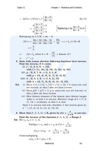 NCERT Solutions for Class 12 Maths Chapter 1 – Relations and Functions – MathonGo