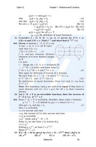 NCERT Solutions for Class 12 Maths Chapter 1 – Relations and Functions ...