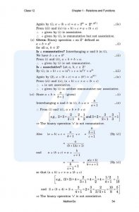 NCERT Solutions for Class 12 Maths Chapter 1 – Relations and Functions ...