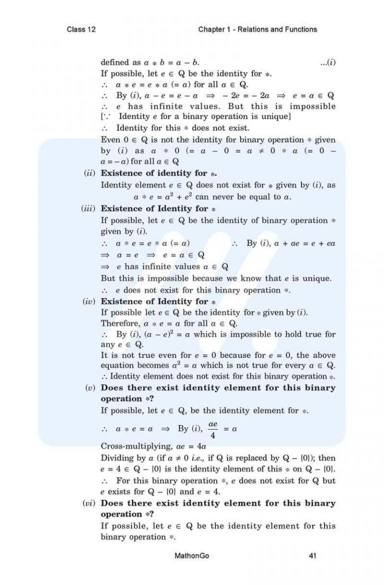 NCERT Solutions for Class 12 Maths Chapter 1 Exercise 1.4 – MathonGo