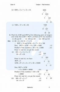 NCERT Solutions for Class 10 Maths Chapter 1 – Real Numbers – MathonGo
