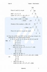NCERT Solutions for Class 10 Maths Chapter 1 – Real Numbers – MathonGo