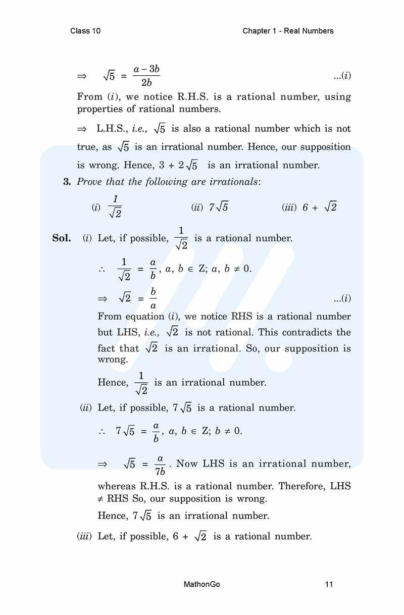NCERT Solutions for Class 10 Maths Chapter 1 Exercise 1.3 – MathonGo