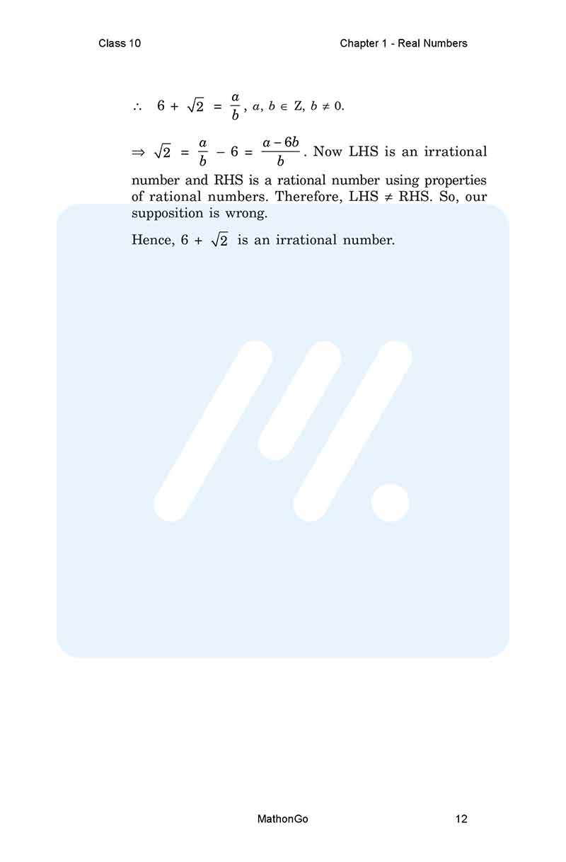 NCERT Solutions for Class 10 Maths Chapter 1 – Real Numbers – MathonGo