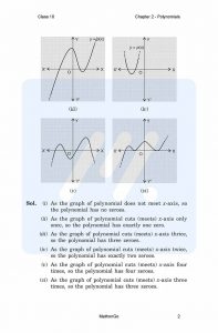 NCERT Solutions for Class 10 Maths Chapter 2 – Polynomials – MathonGo