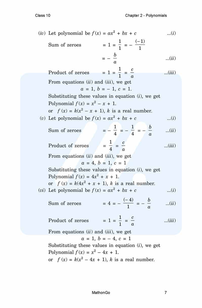 NCERT Solutions for Class 10 Maths Chapter 2 Exercise 2.2 – MathonGo